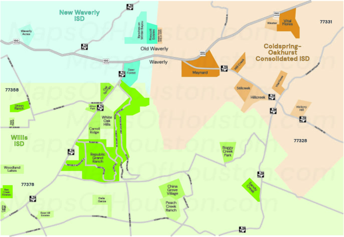 Republic Grand Ranch - Maps of Houston – Neighborhood Maps of Houston ...