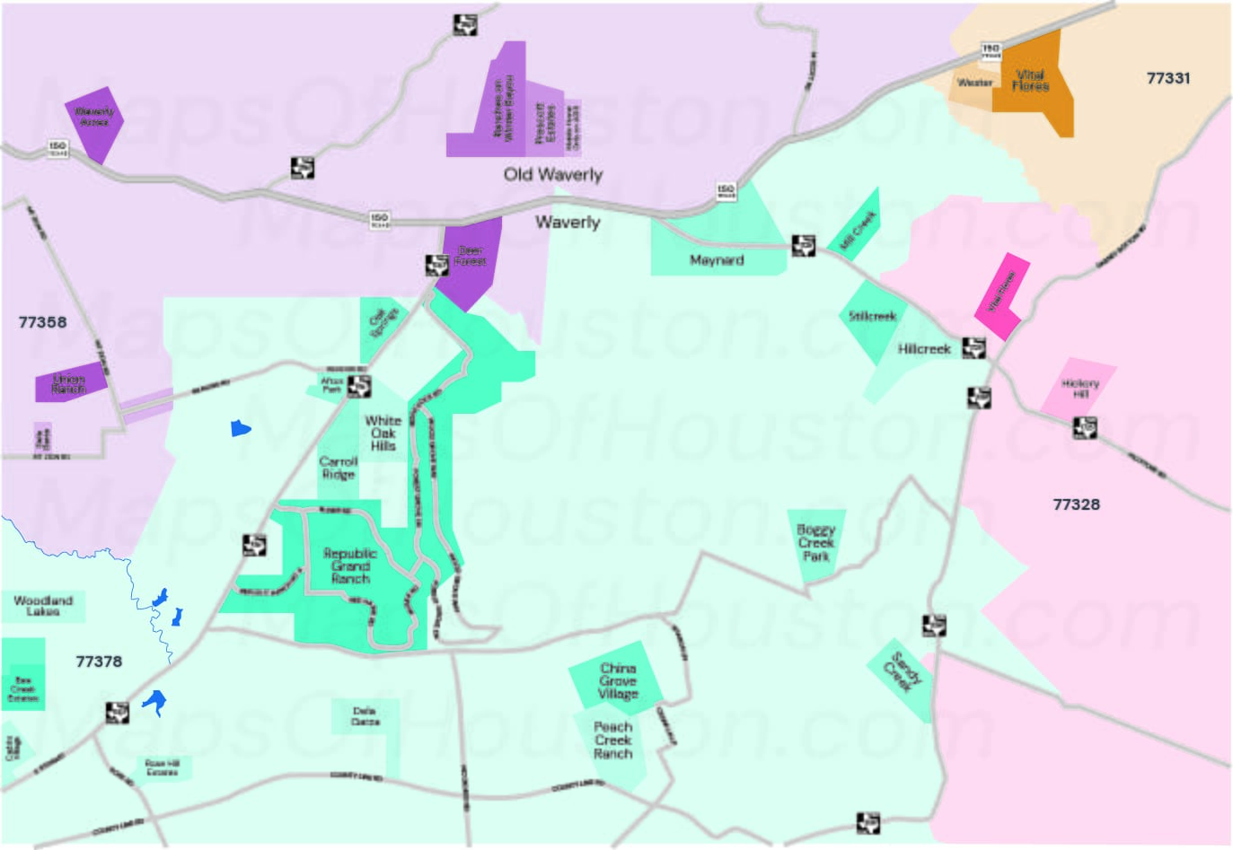 Republic Grand Ranch - Maps of Houston – Neighborhood Maps of Houston ...